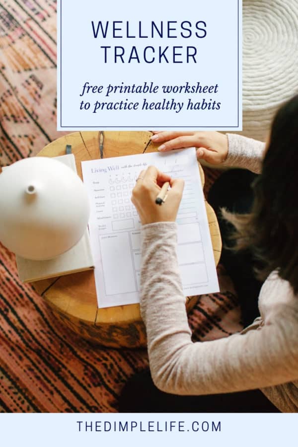 Living Well Tracker | The Dimple Life