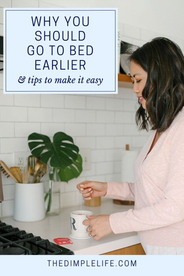 9 Tips on How To Go To Sleep Earlier | The Dimple Life