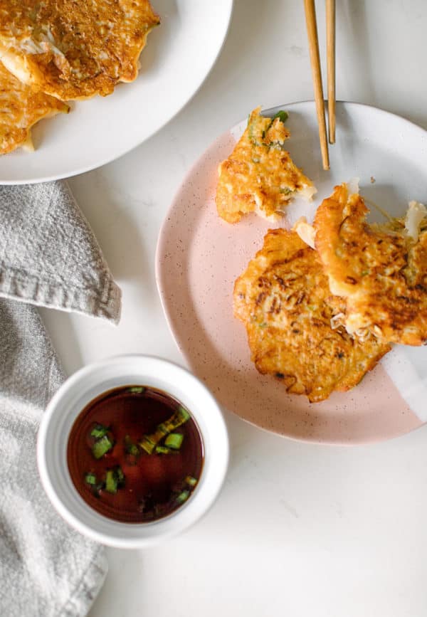 Gluten-Free Korean Mung Bean Pancake Recipe | The Dimple Life