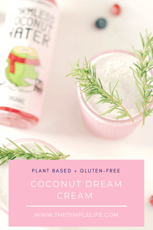 Holiday-Themed Coconut Water Infused Drink | The Dimple Life